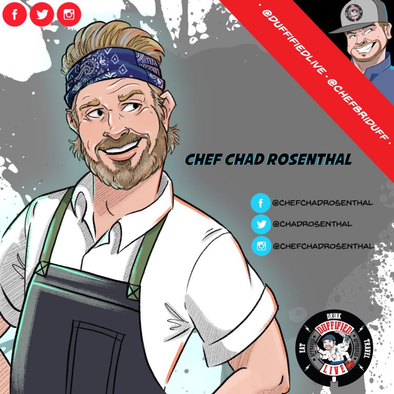 Duffified Live: Chef Chad Rosenthal of The Food Network - Radio Influence